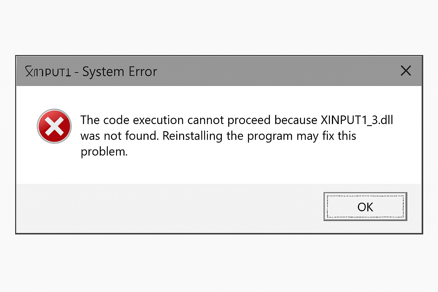 XINPUT1_3.dll File Issues: Explanation & Fixes - Game Knightly